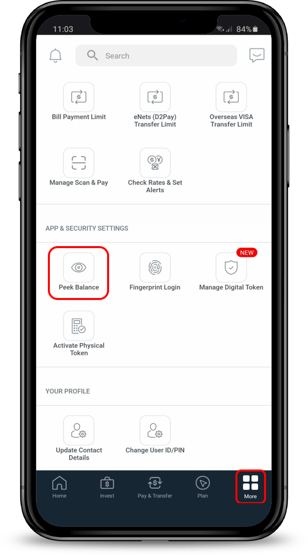 Check Account Balance | POSB Singapore