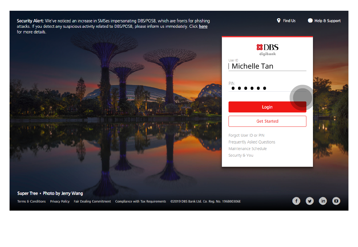 Check Account Transaction | POSB Singapore