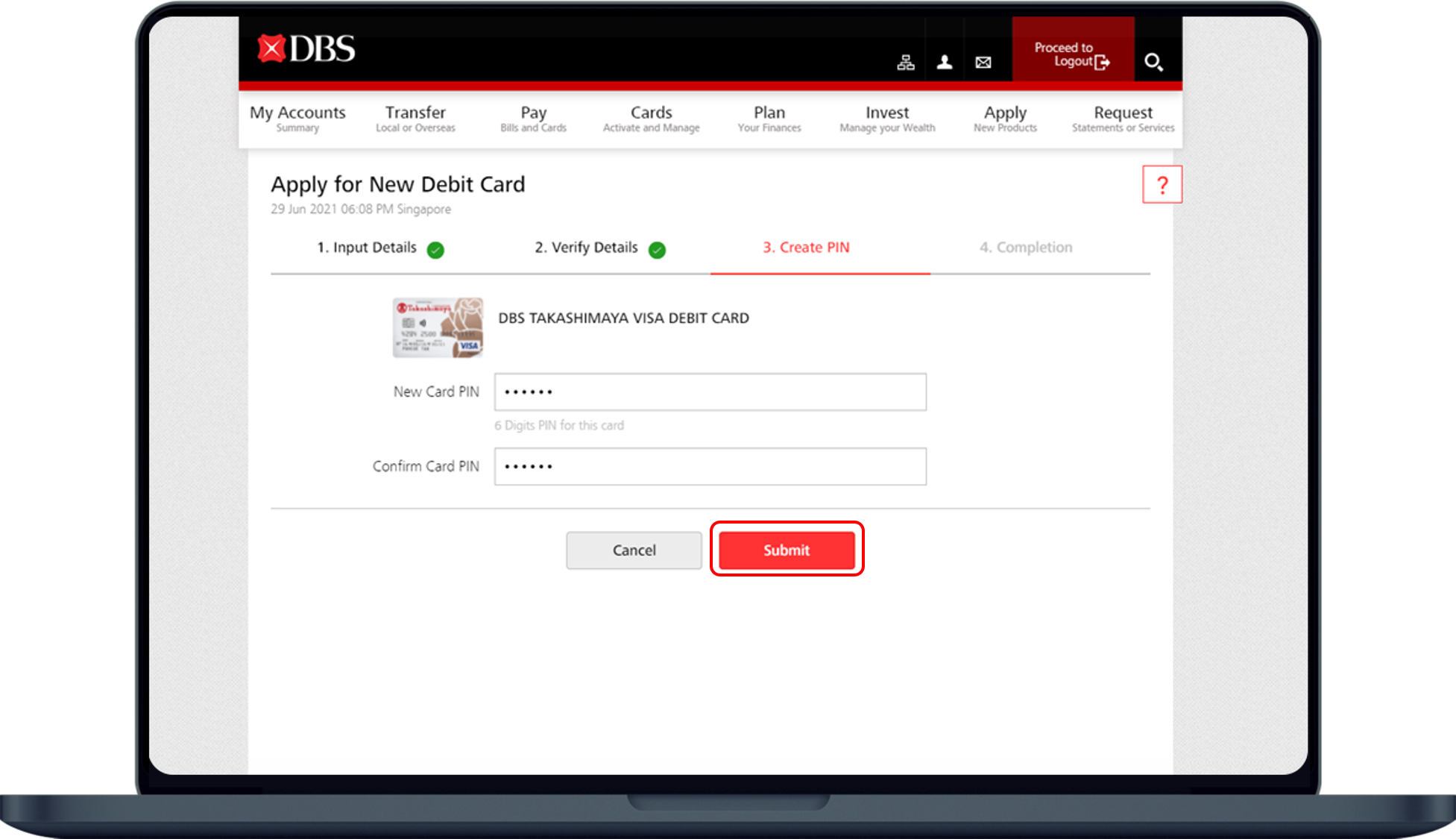 Apply for a Debit Card | POSB Singapore