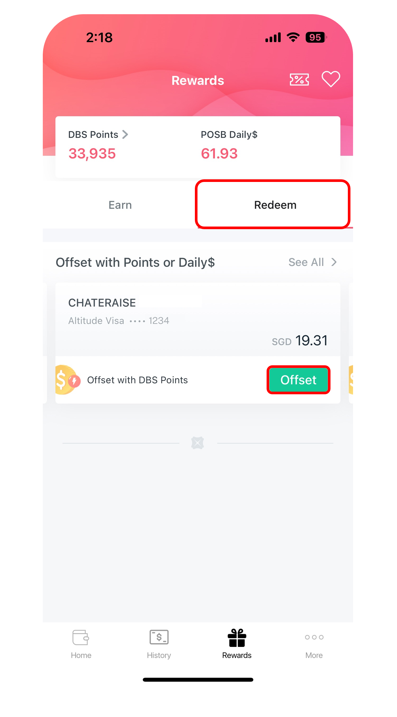 Redeem Rewards or Offset Spending using DBS Points, Daily$ & Safra ...